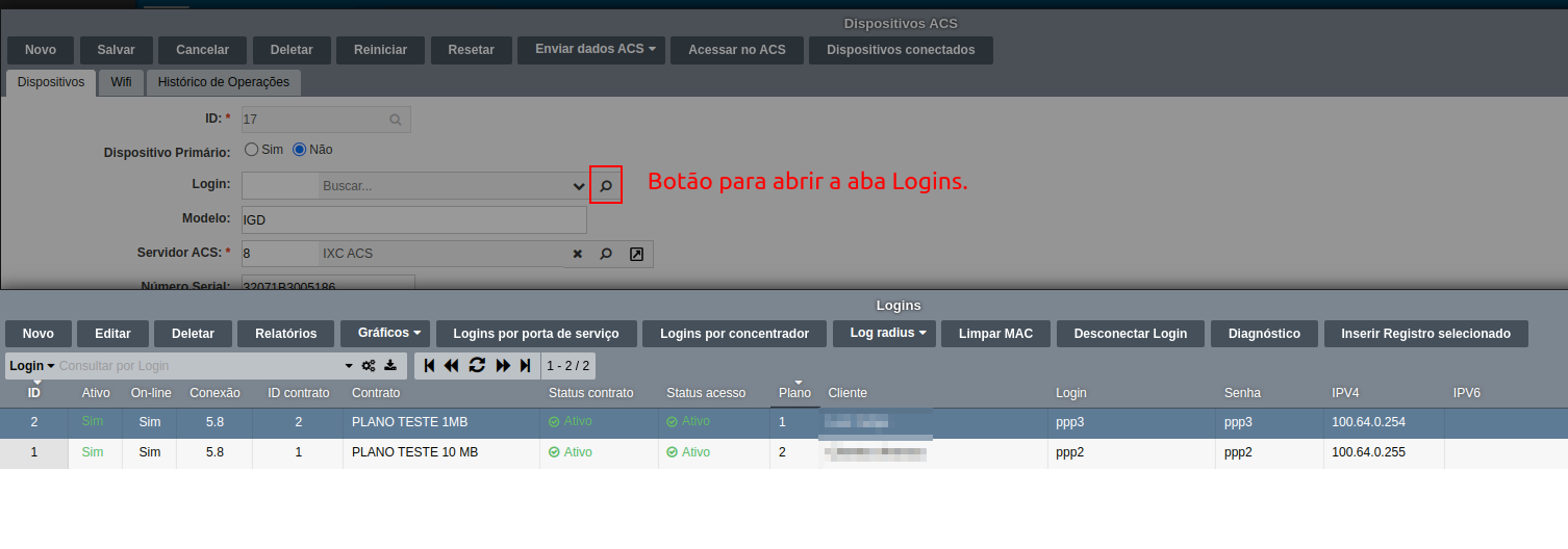 IXC Provedor | Wiki IXC ACS